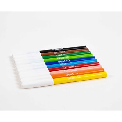Viltstiften | Heutink | Assorti | Extra | 10 stuks | Heutink.nl