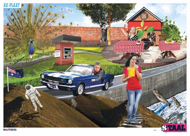 Poster ei-au | Groep 3-8 | Staal | Versie 1 | Heutink.nl