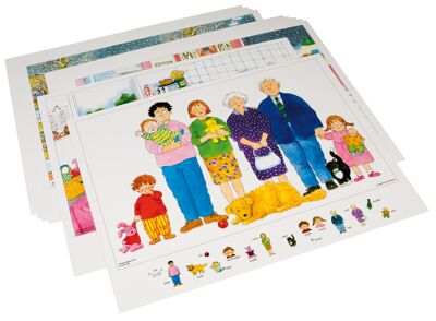 Praatplaten | Bas in de klas | Set à 12 | Heutink.nl