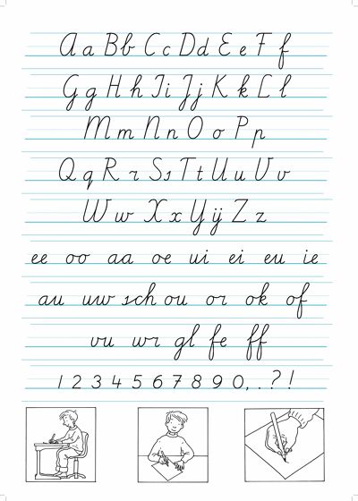 Klassikale letterkaart| Groep 3 | Schrijffontein | Versie 1 | Heutink.nl