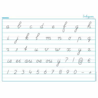 Klassikale letterkaart Rechtshellend | Groep 3 | Schrijven in de basisschool | Versie 3 | Heutink.nl