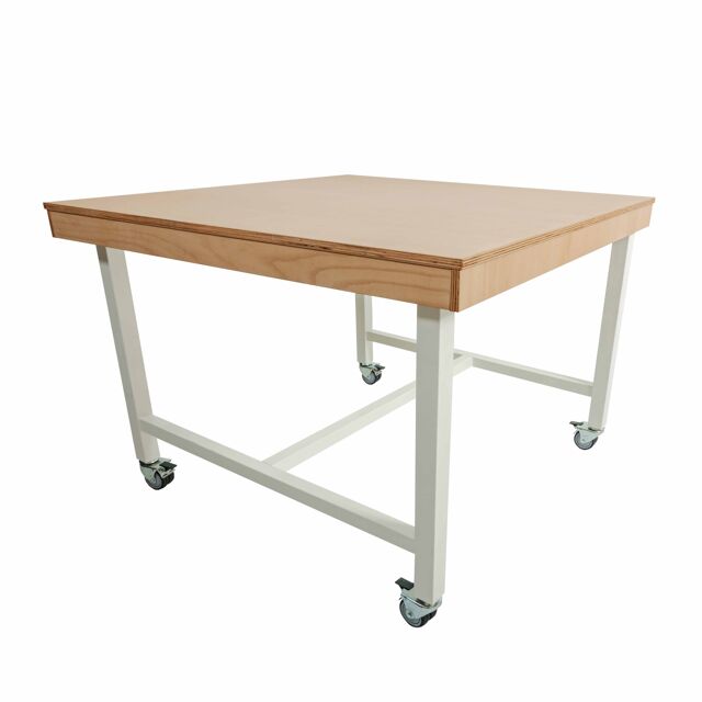 STEAM tafel | 120 x 120 cm | Hoogte 85 cm | Verrijdbaar | Heutink.nl